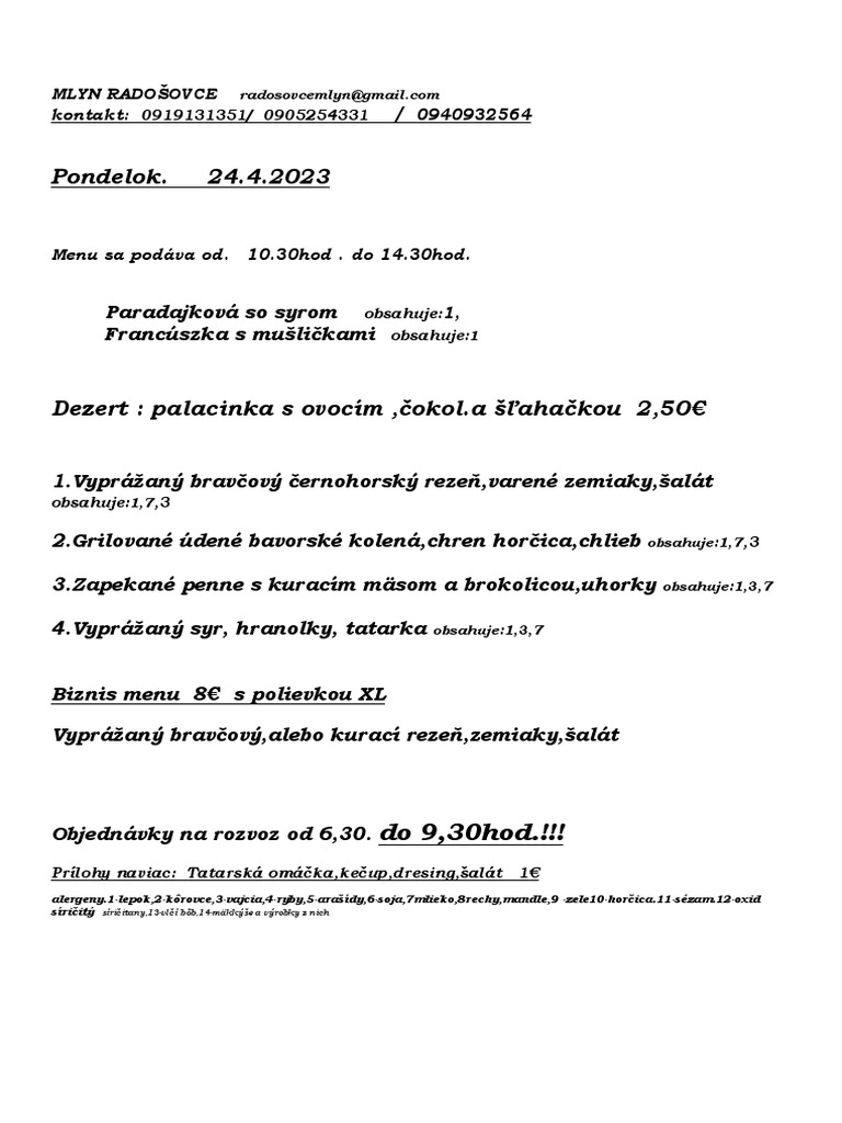 Denne Menu | PDF