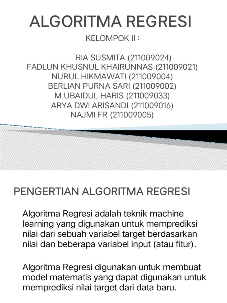 Algoritma Regsi - Compressed | PDF