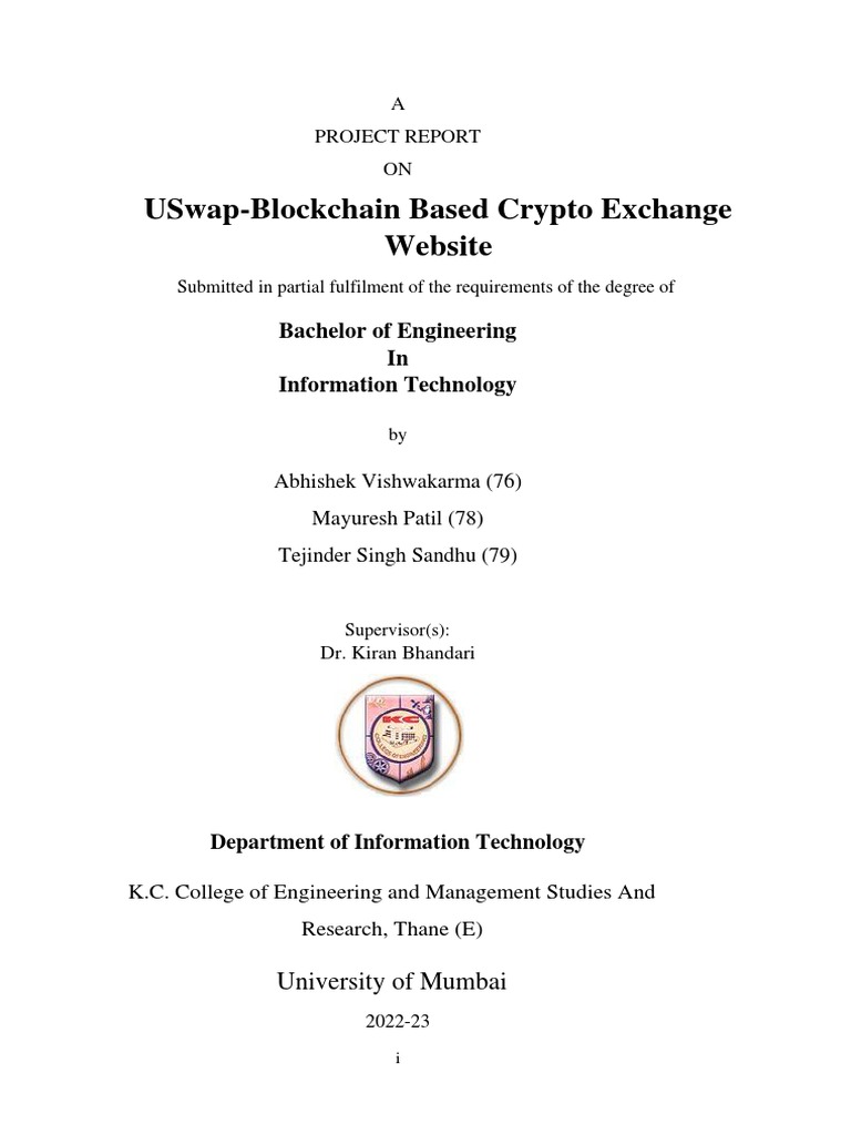 Project Black Book | PDF | Cryptocurrency | Distributed Computing