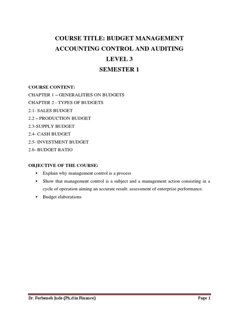 Esg Budget Management Final Version | PDF | Linear Programming | Budget