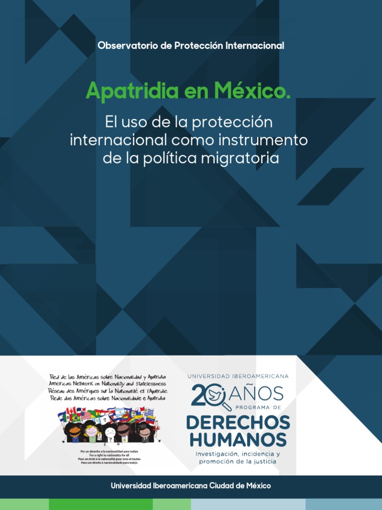 3-pdh2018 Apatridia | PDF | Política | Ciencias sociales