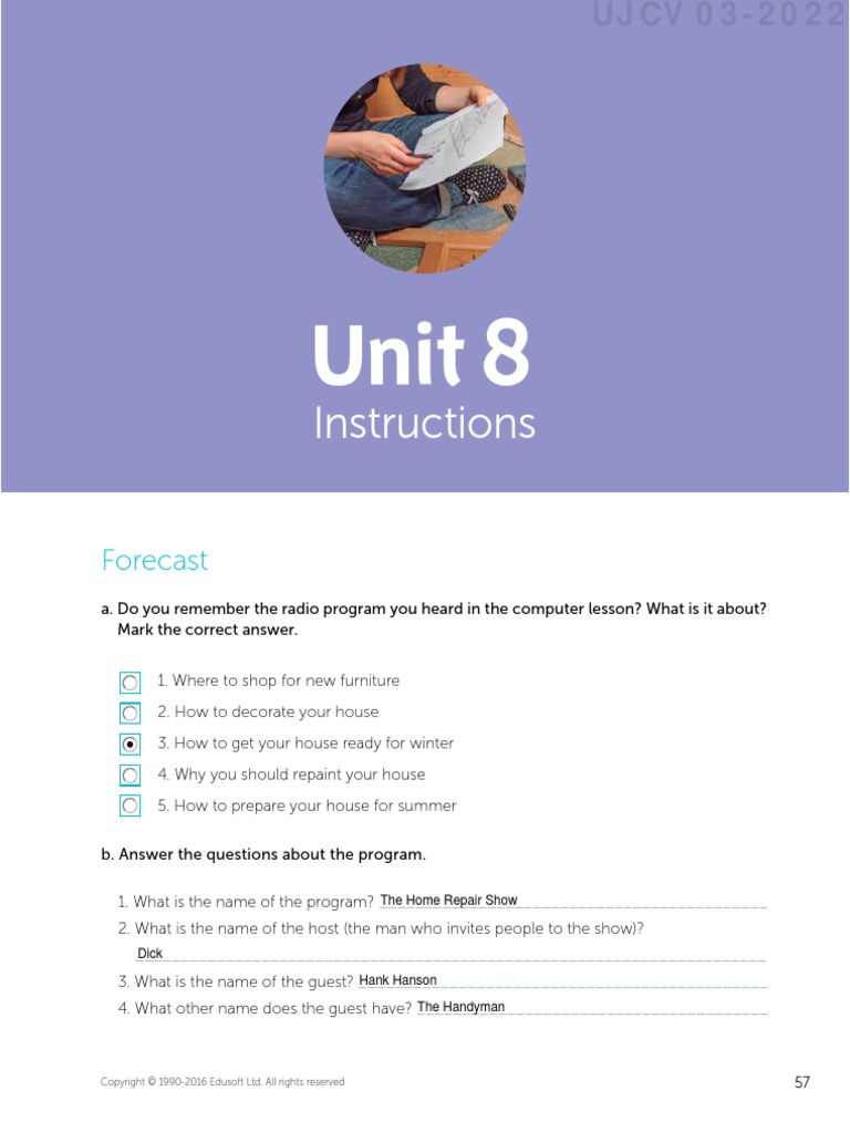 08-Intermediate 2 Workbook Unit 8 | PDF | Baggage