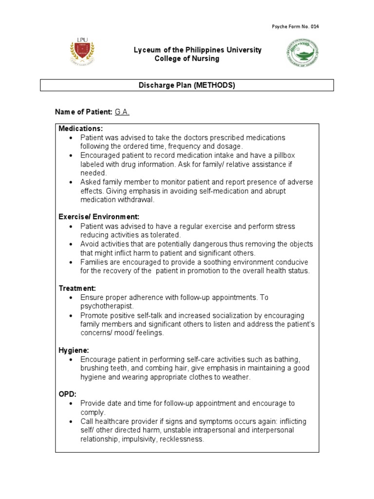 Discharge Planning | PDF | Nursing | Patient