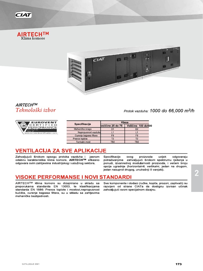 Airtech Klima Komora | PDF