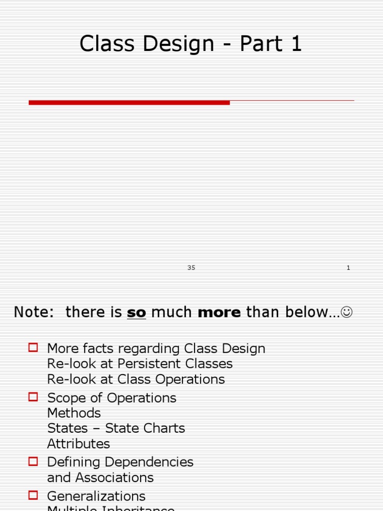 34 Classdesign 1 Pdf Class Computer Programming Parameter Computer Programming