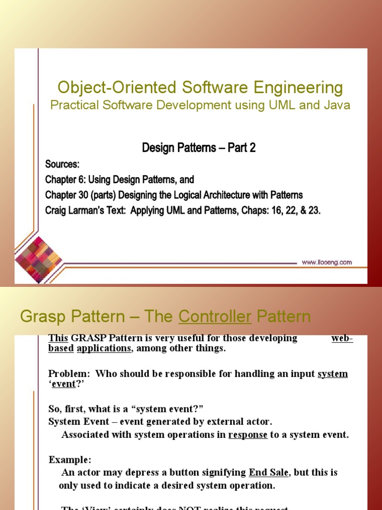 42 Designpatterns Part2 Pdf Modelviewcontroller Class Computer Programming 4698
