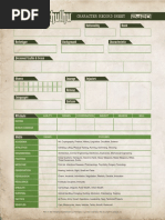 The Walking Dead - Character Sheet | PDF | Role Playing Games | Tabletop Games