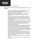 Pagsulat NG Balita - Exercises Batch 2 | PDF