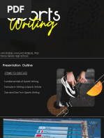 The Sports Lingo | PDF | Sports & Recreation