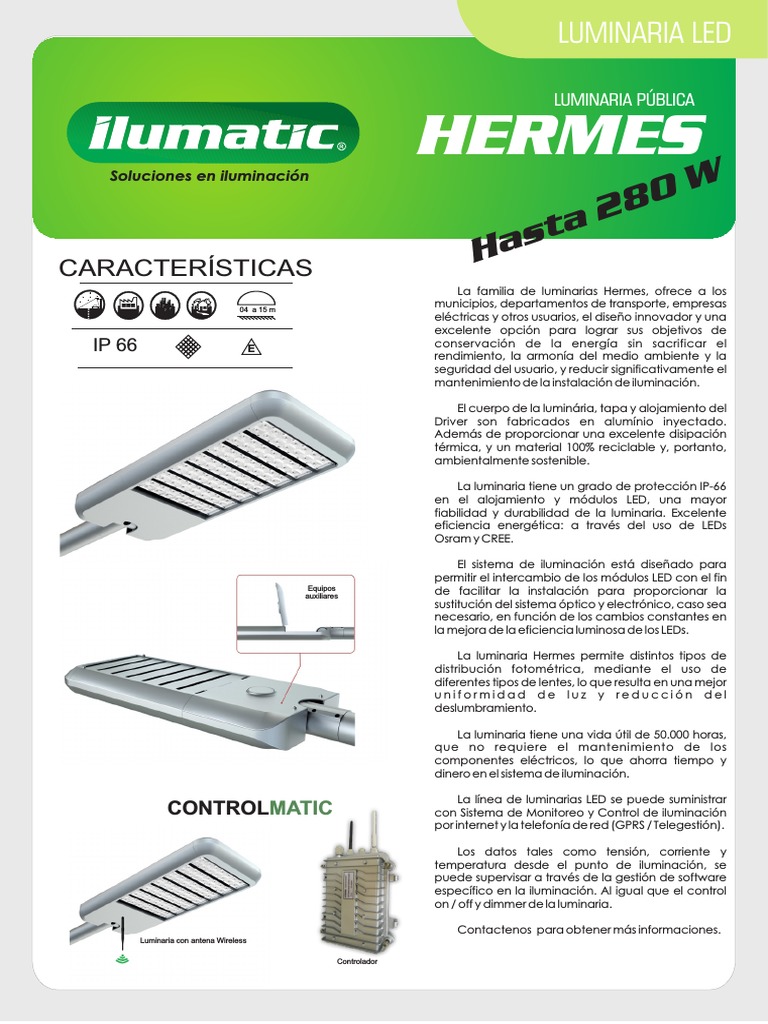 Hermes Led | PDF | Diodo emisor de luz | Encendiendo