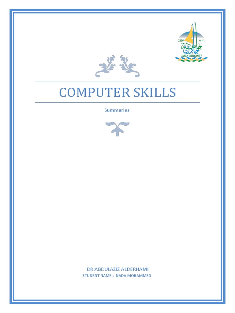 Computer Skills | PDF | Ip Address | Computer Network Computer Skills | PDF | Ip Address | Computer Network