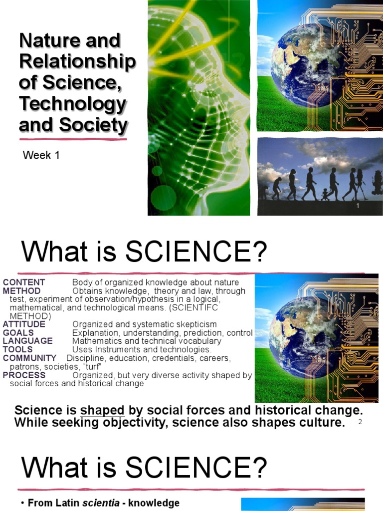 STS - W1 Nature and Relationship of Science Technology and Society v2 ...