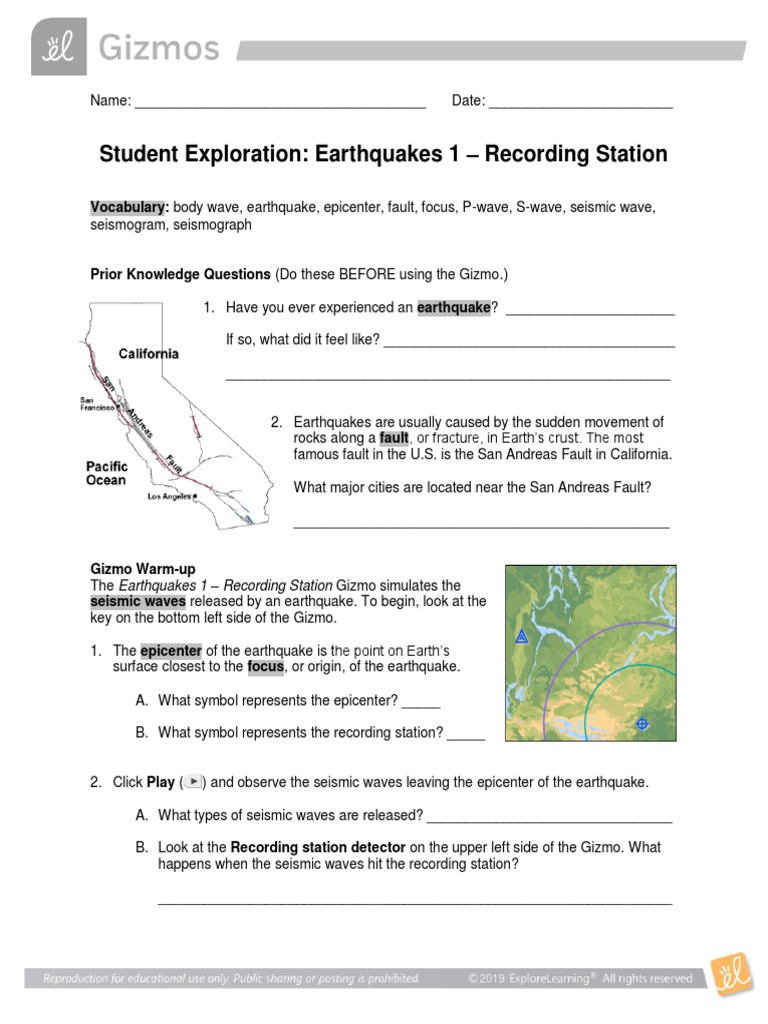 Earthquakes 1 Recording SE | PDF | Earthquakes | Physical Phenomena