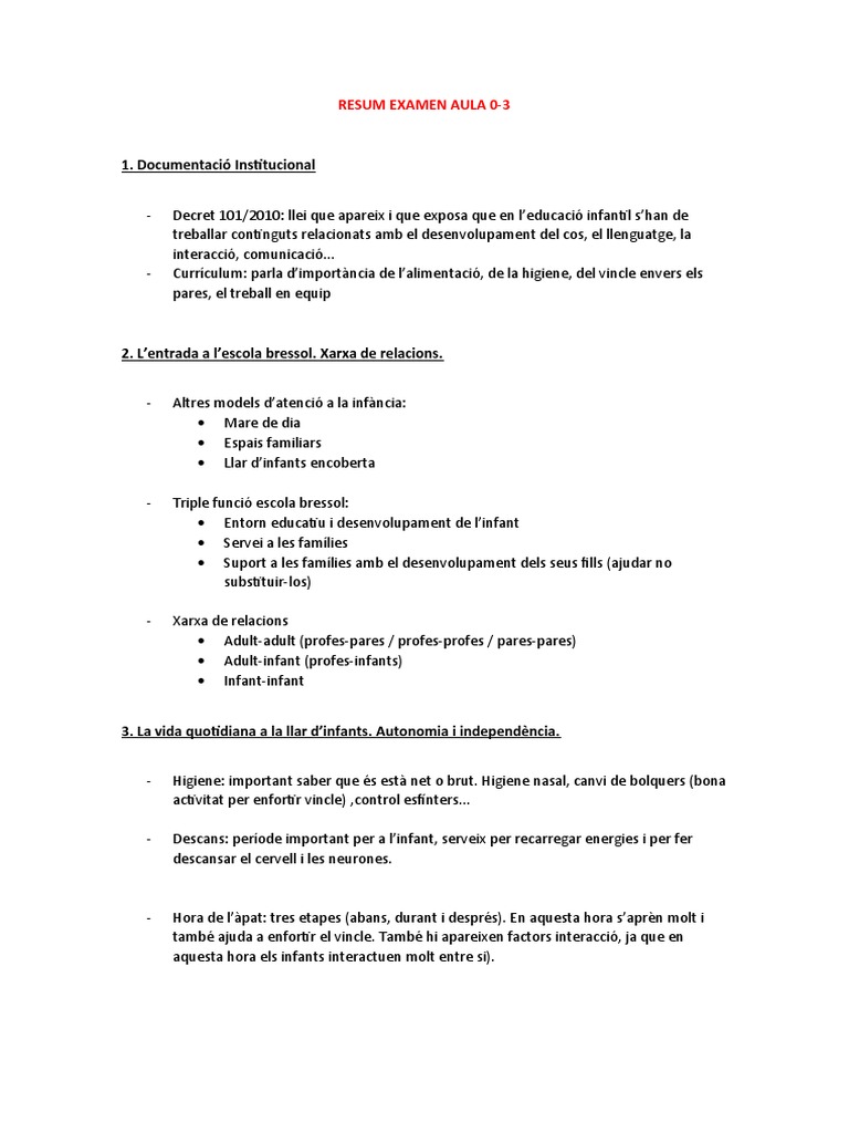 Resum Examen Aula | PDF