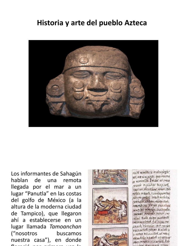 Historia y Arte Del Pueblo Azteca 1 | PDF | Náhuatl | Mesoamérica