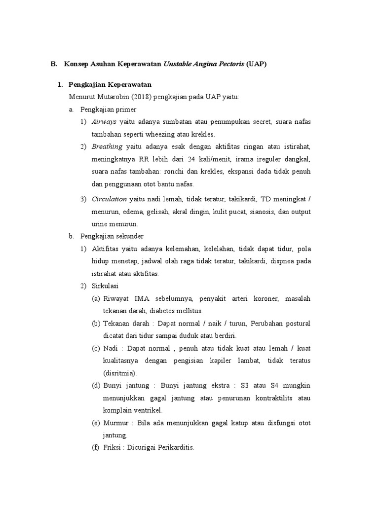 Konsep Askep Uap | PDF