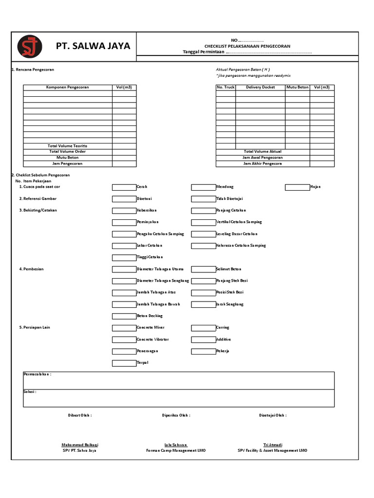 Pt. Salwa Jaya | PDF