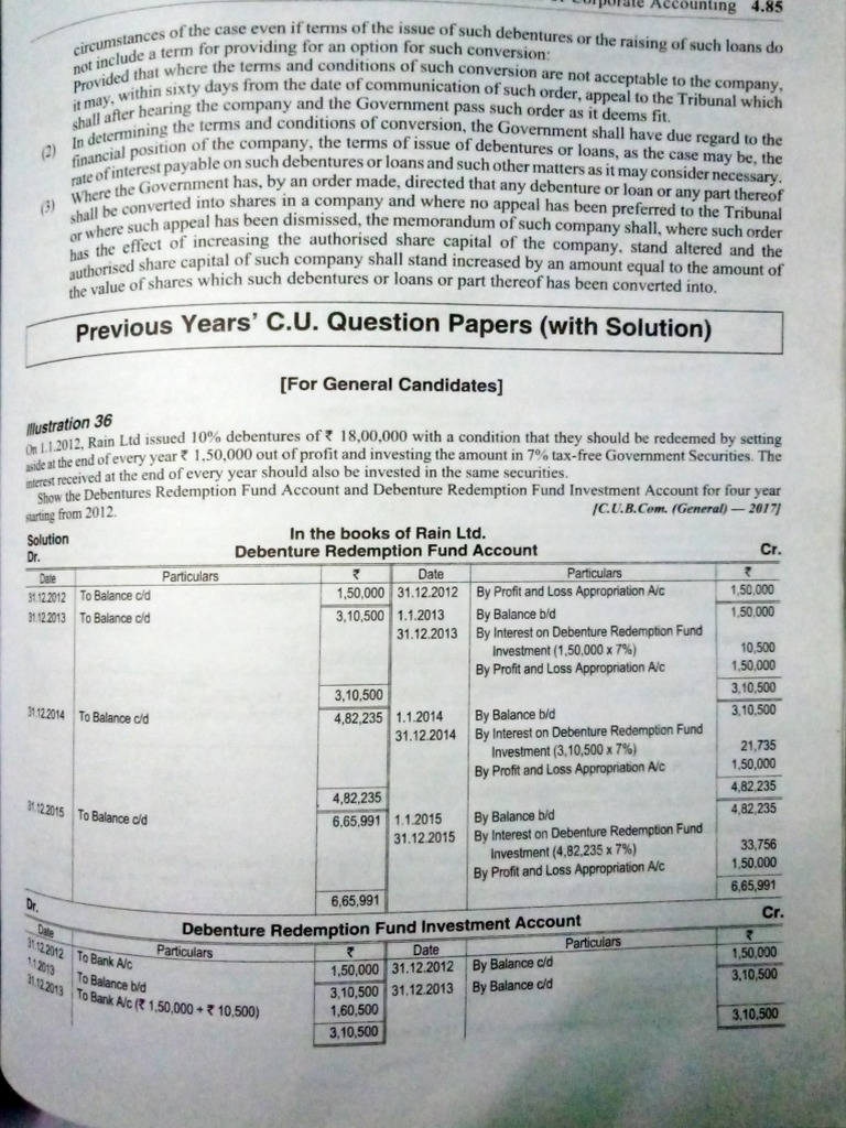 Debenture Accounting Guide | PDF | Interest | Banks