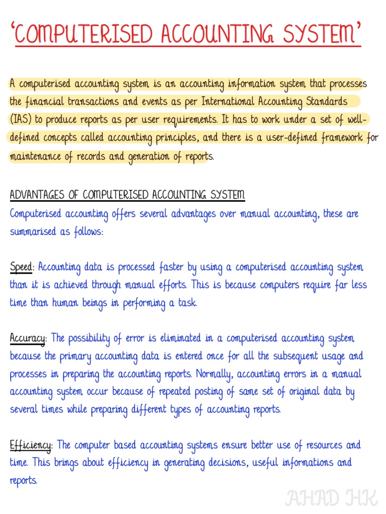 Computerised Accounting System | PDF | Information Security | Security Computerised Accounting System | PDF | Information Security | Security