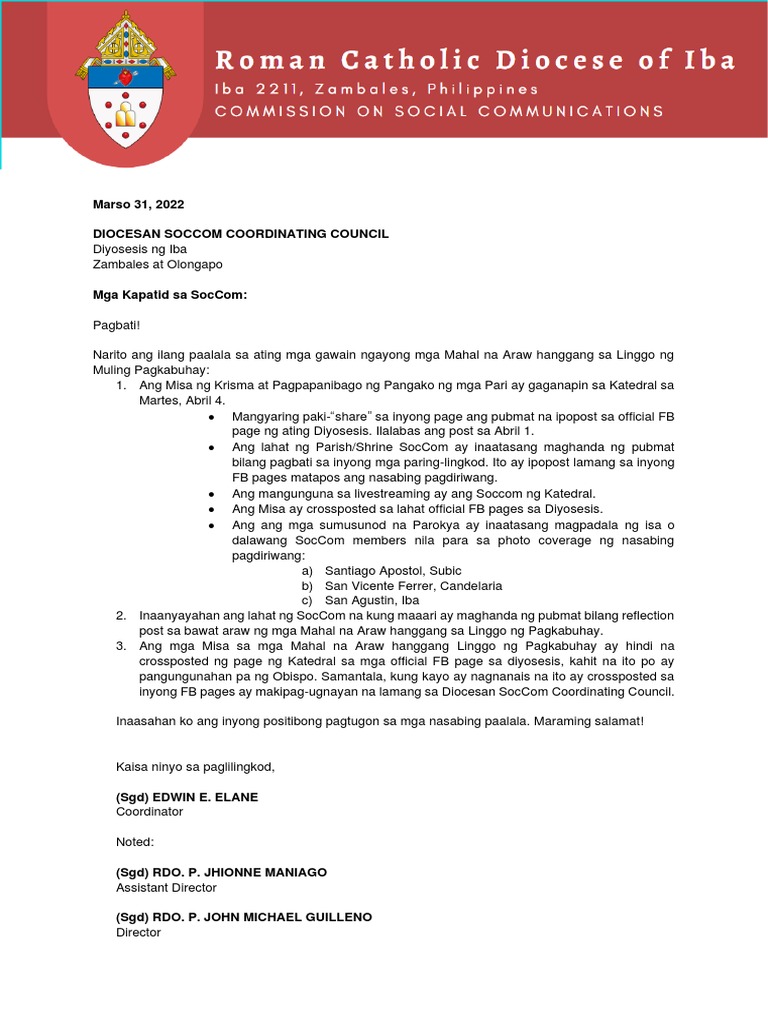 2023 03 31 - Holy-Week-Reminders | PDF