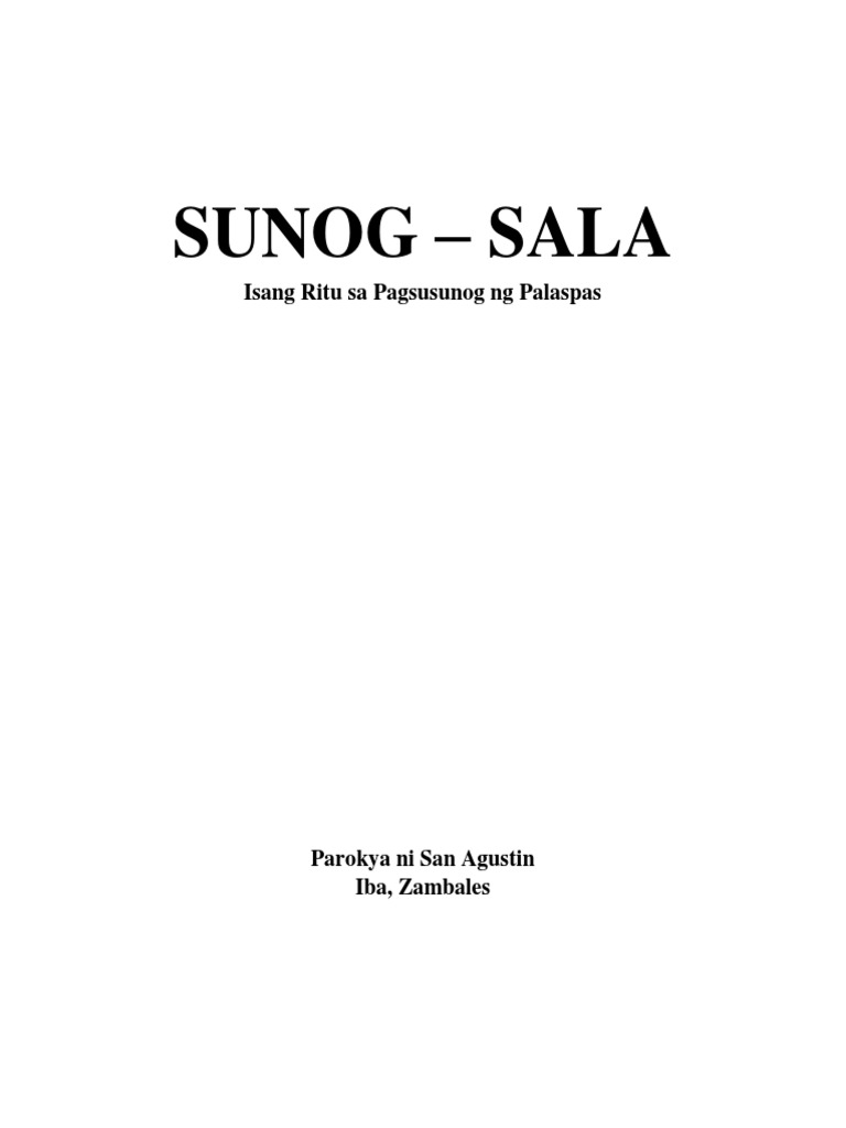 Sunog Sala | PDF
