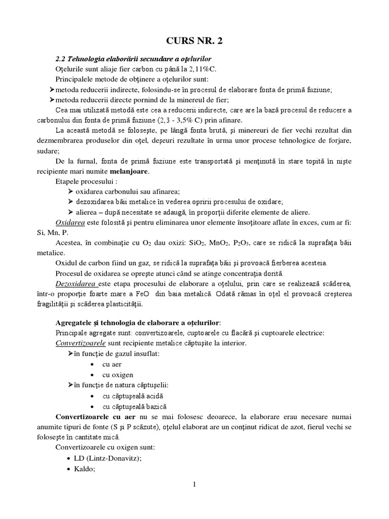 Curs 2 Anul I | PDF