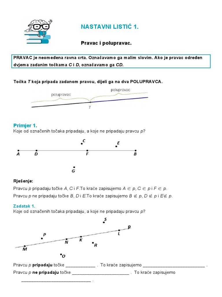 Pravac I Polupravac | PDF