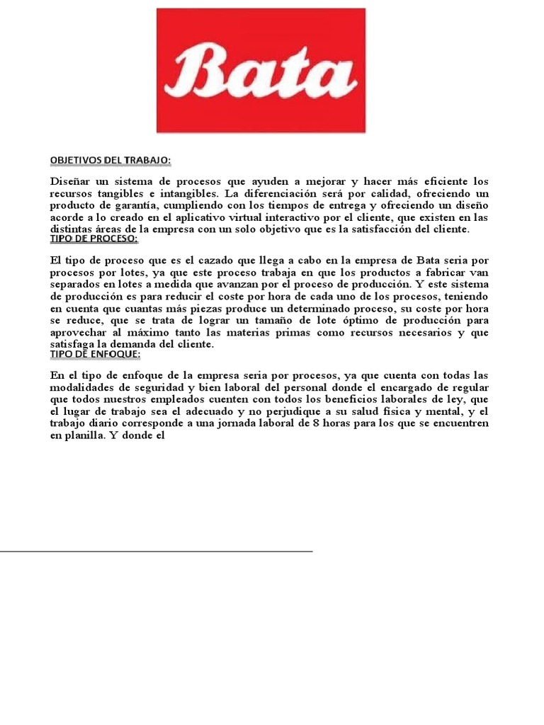 Plan de Marketing Estratégico de Bata | PDF | Marketing | Mercado ...