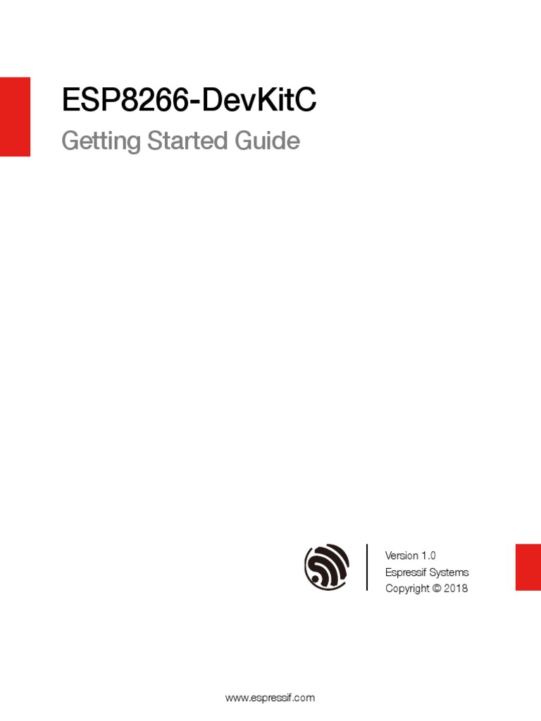 DevKitC - Getting - Started - Guide - EN ESP8266 | PDF | Usb | Software Development Kit
