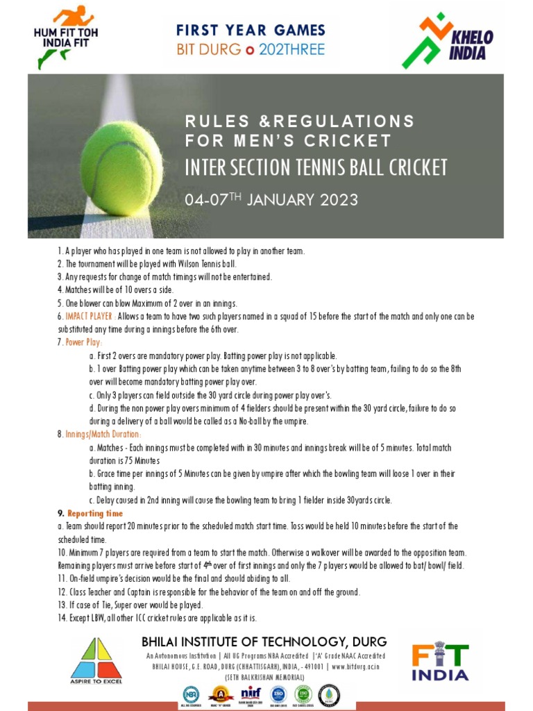 Cricket Rules & Regulations | PDF | Cricket | Summer Sports