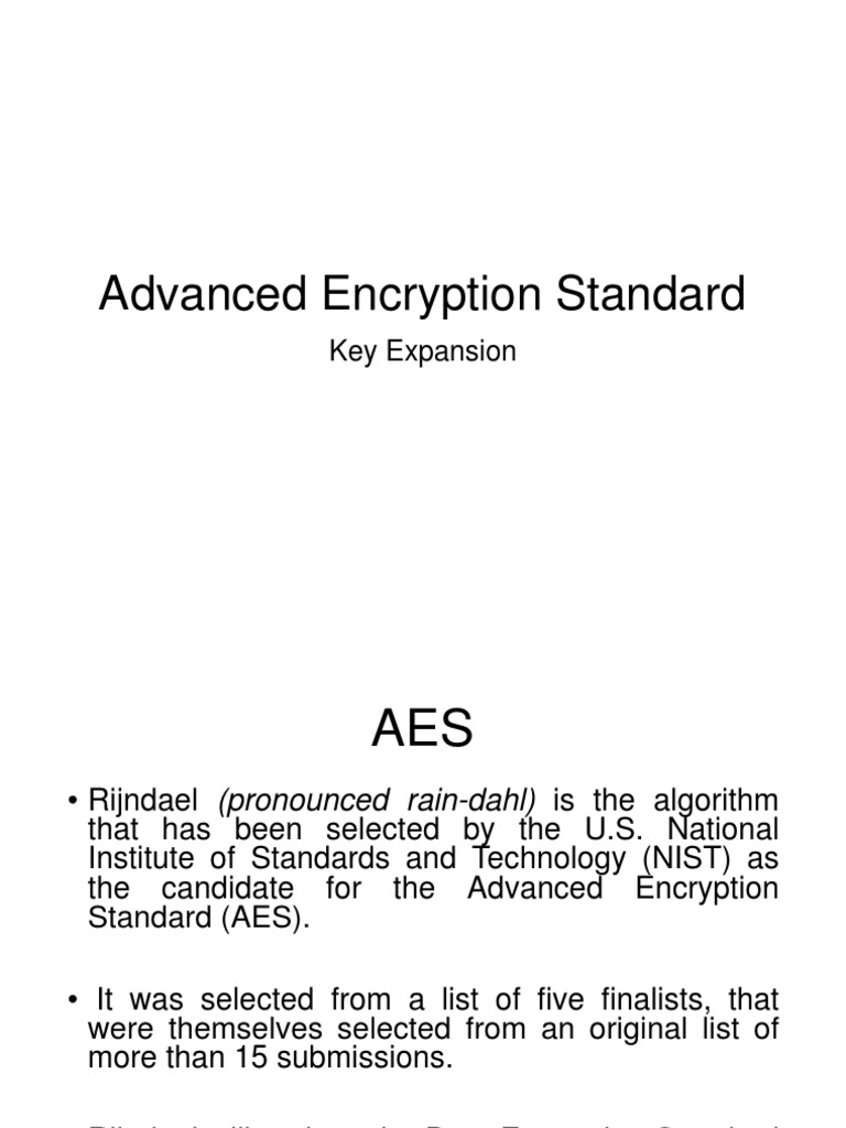 Module 4 - AES (Key Expansion) | PDF | Cryptography | Crime Prevention