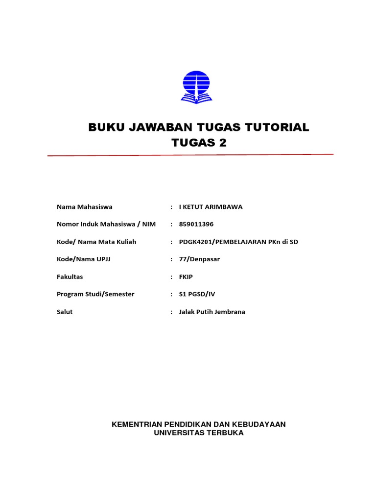 Tugas Tutorial 2 - Pembelajaran PKN Di SD | PDF | Hukum