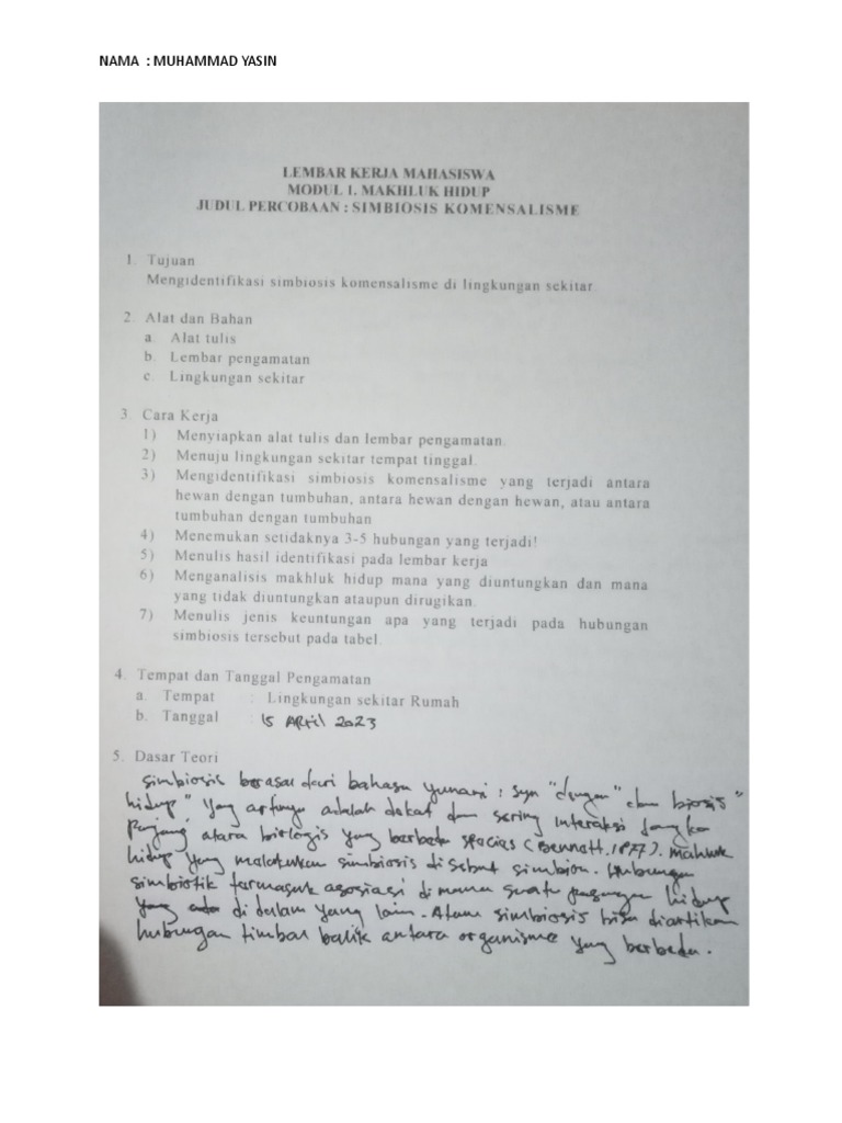 Nama: Muhammad Yasin | PDF