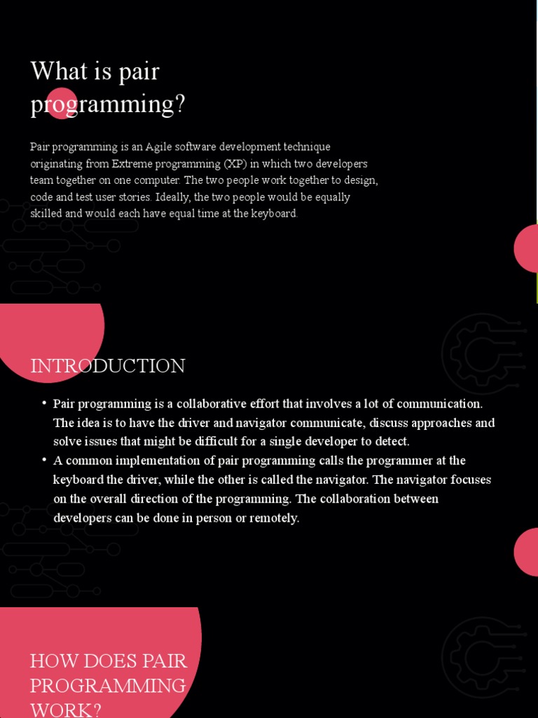 Pair Programming | PDF | Test Driven Development | Computer Programming Pair Programming | PDF | Test Driven Development | Computer Programming