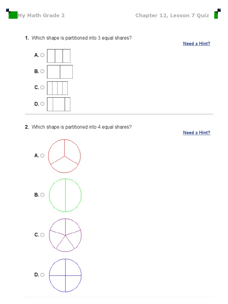 which-shape-is-partitioned-into-3-equal-shares-my-math-grade-2