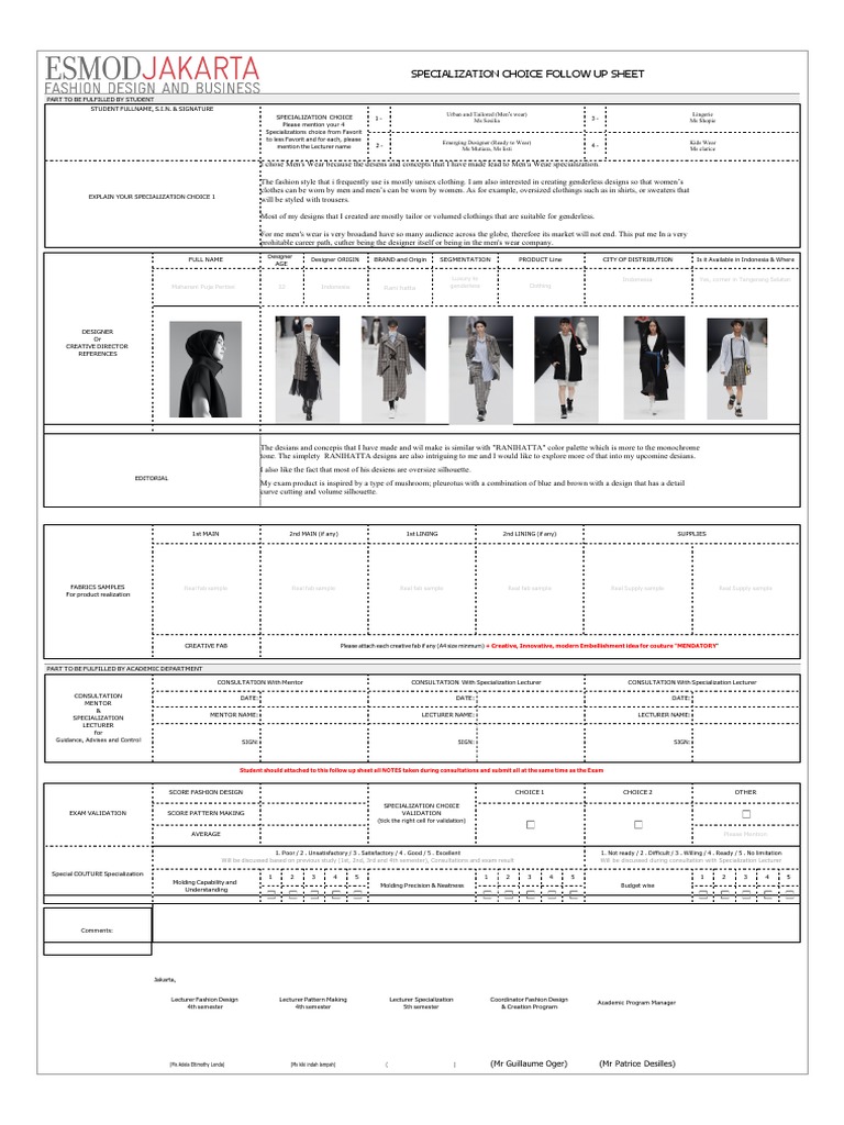 Follow Up Sheet Specialization | PDF