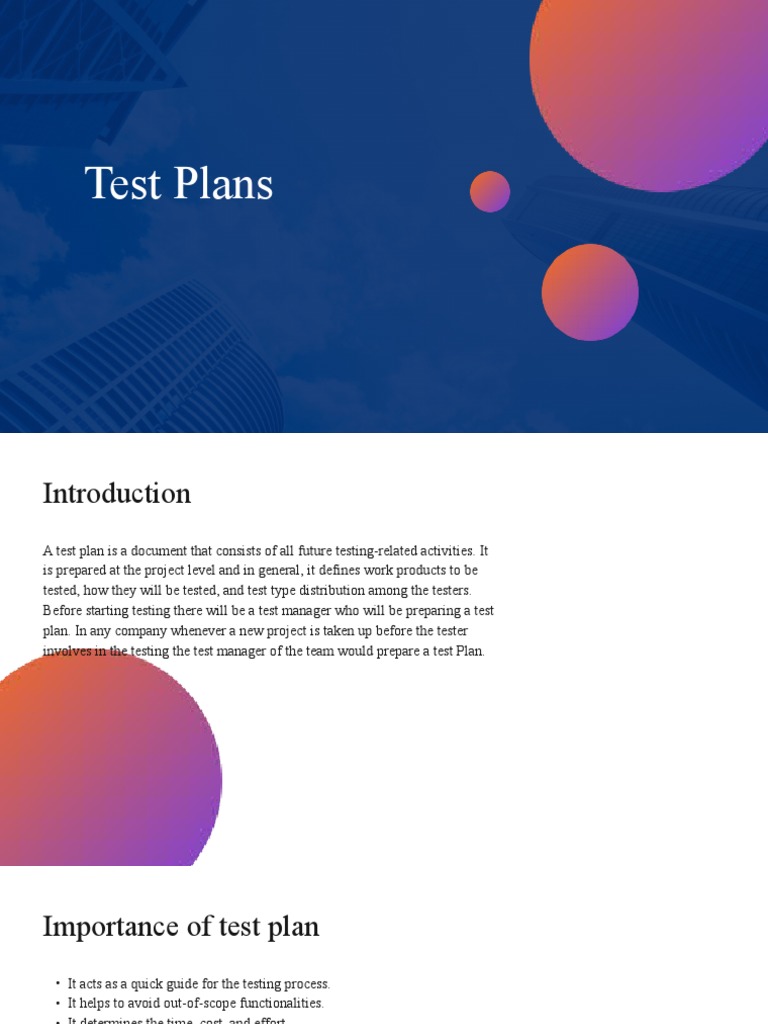 Test Plans | PDF | Software Testing | Information Technology Management