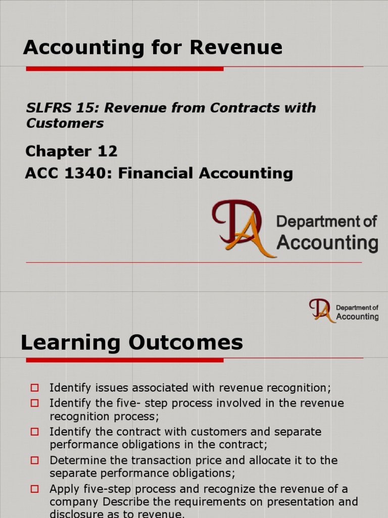 Chapter 12 - Accounting For Revenue - 2020 LMS | PDF | Prices | Revenue