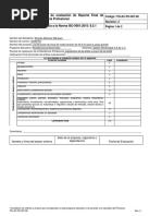 Formato de Evaluación de Reporte de Residencia Profesional | PDF | Evaluación | Estadísticas