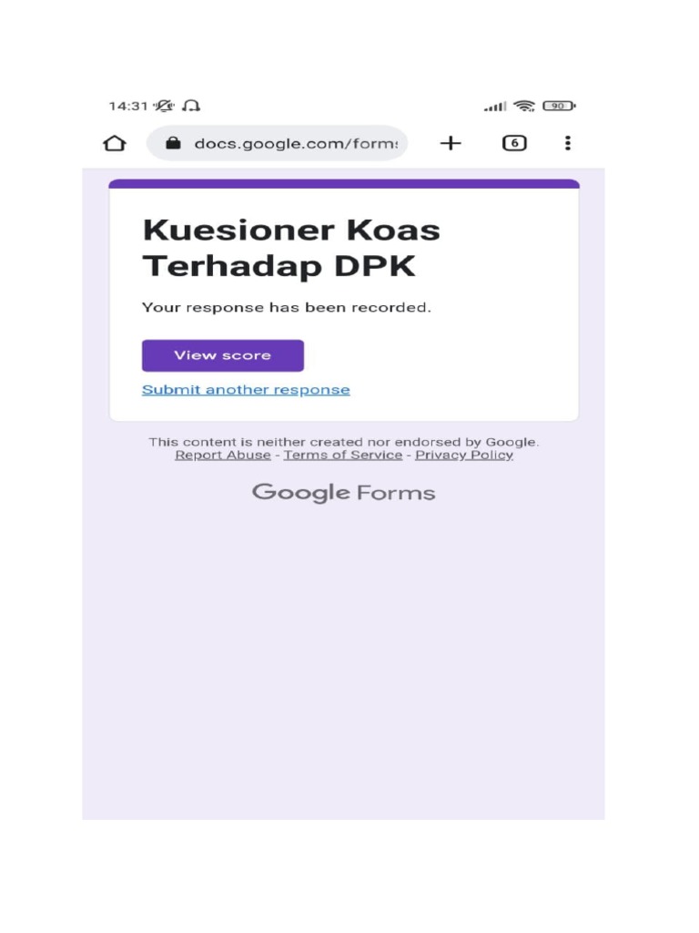 Kuesioner Koas Terhadap DPK | PDF