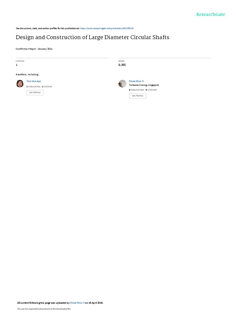 Design and Construction Challenges of Large Diameter Circular Launch ...