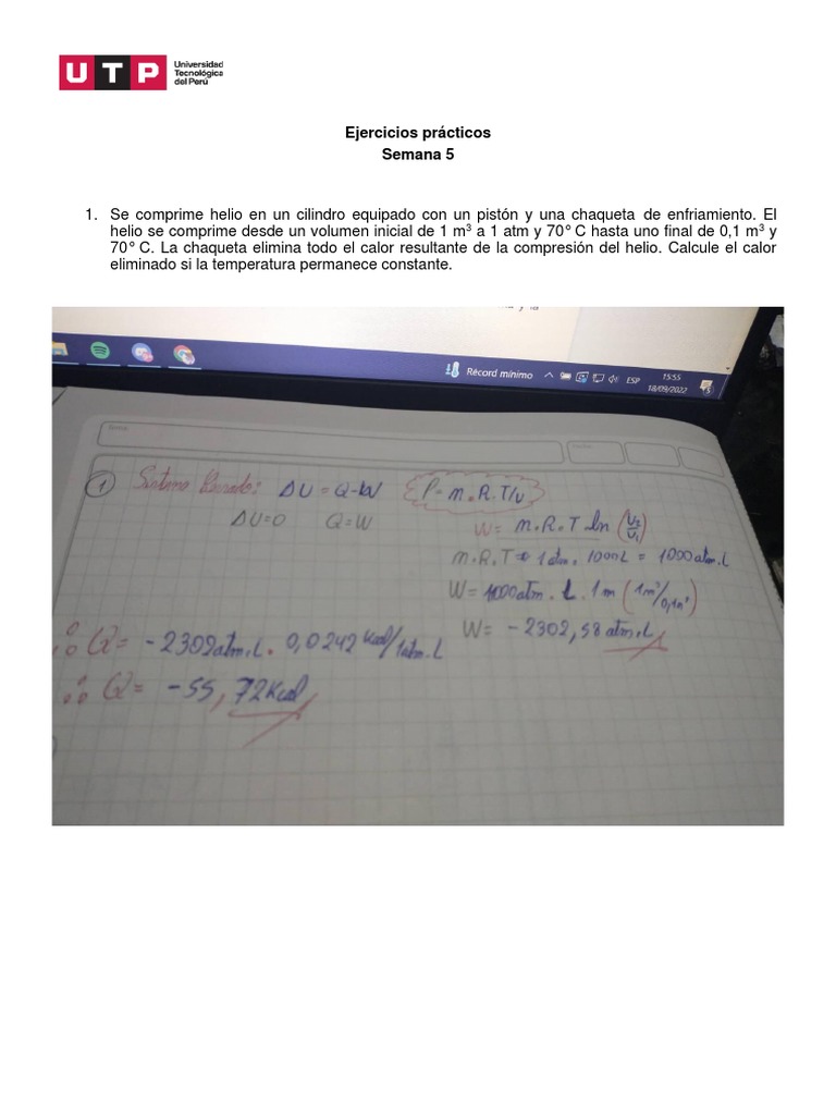 Semana 5 - Tarea - Ejercicios Prácticos KEVIN JOSE FALCON SAAVEDRA | PDF