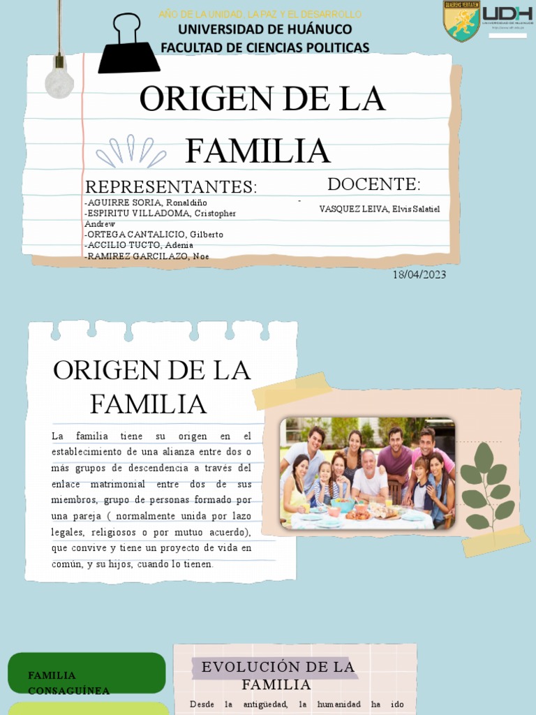 Ppt-Familia Origen 01 | PDF | Familia | Matrimonio
