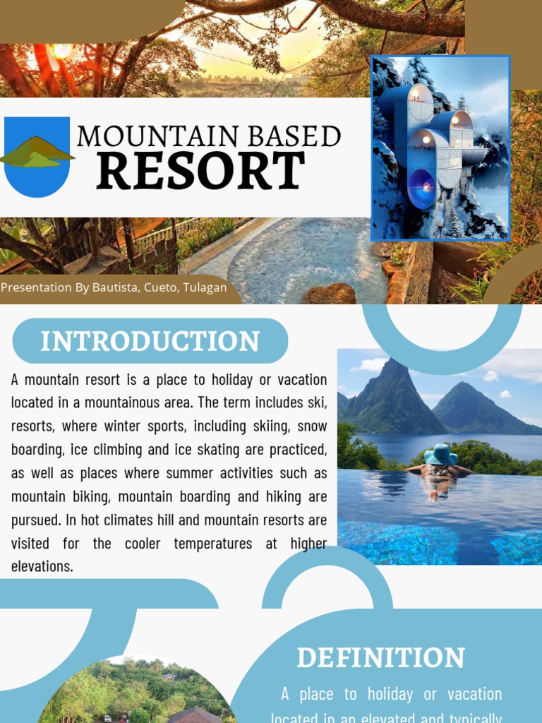 Mountain Based Resort | PDF | Resort | Mountains
