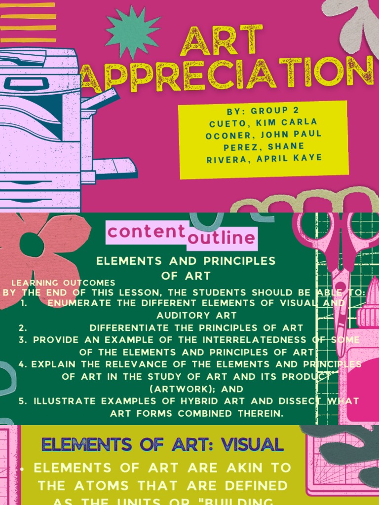 Elements and Principles of Art | PDF | Composition (Visual Arts) | Tempo