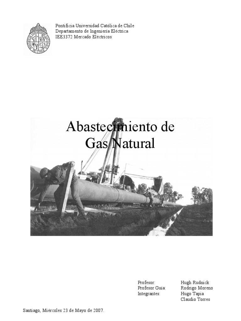 Abastecimiento de Gas Natural | PDF