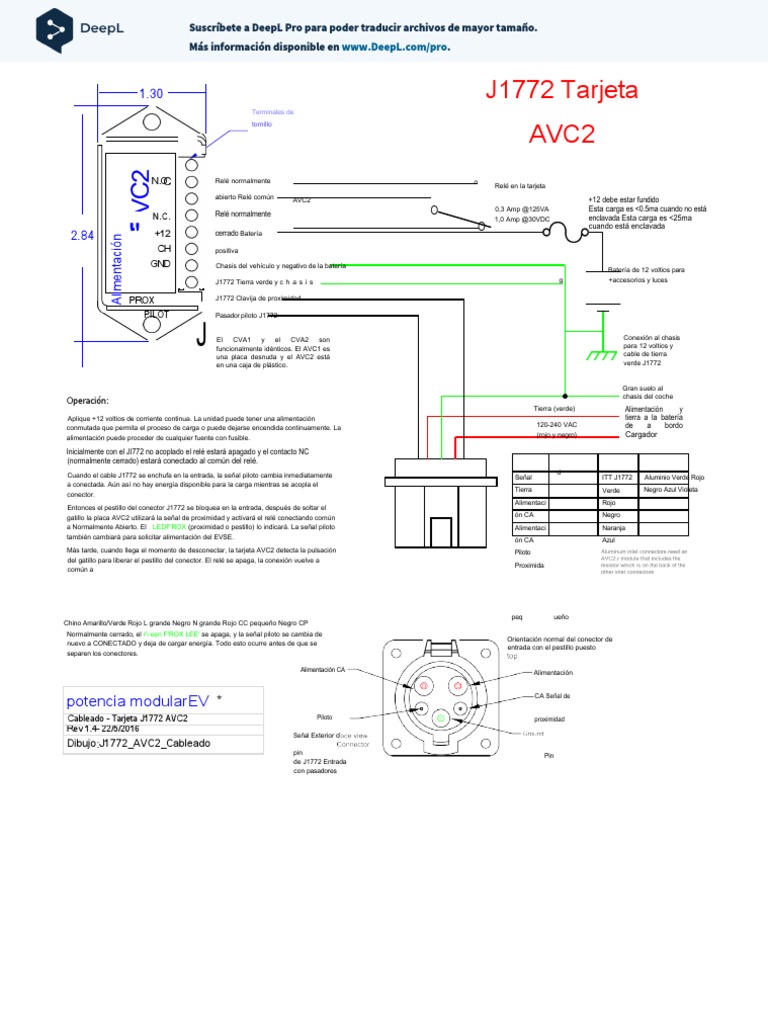 AVC2 Instructions and Troubleshooting 1 - 4 Es | PDF | Relé | Diodo ...