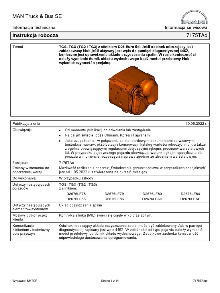 Man Adblue Info Tech. | PDF