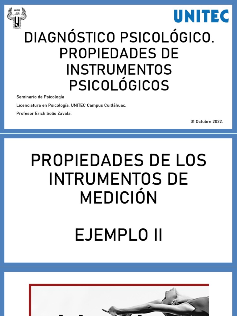 Propiedades de Instrumentos Psicológicos II | PDF