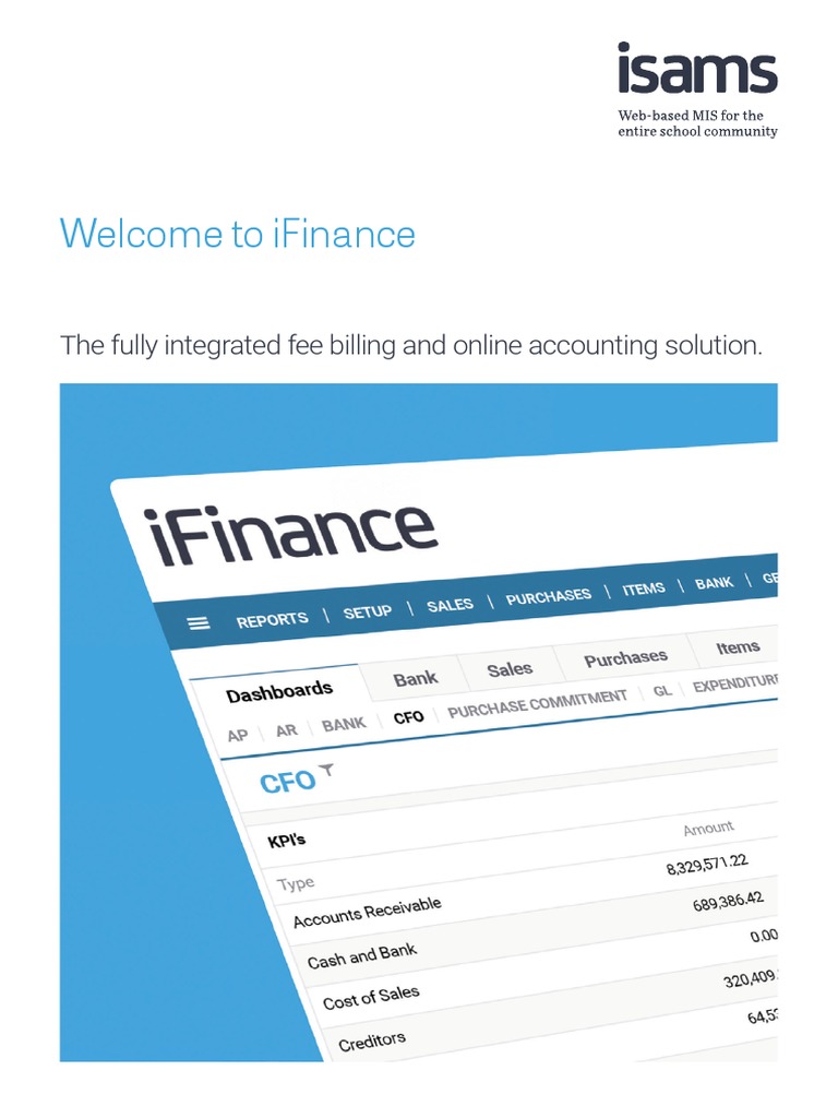 Ifinance Brochure 2020 | PDF | Point Of Sale | Databases